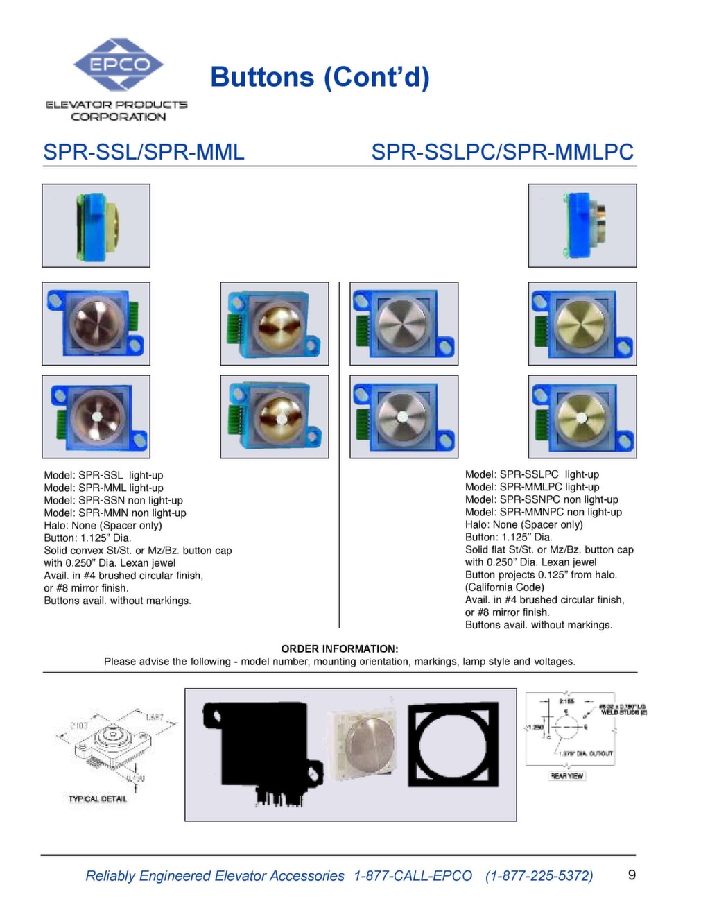 EPCO Elevator Parts Catalog - Elevator Products Corporation