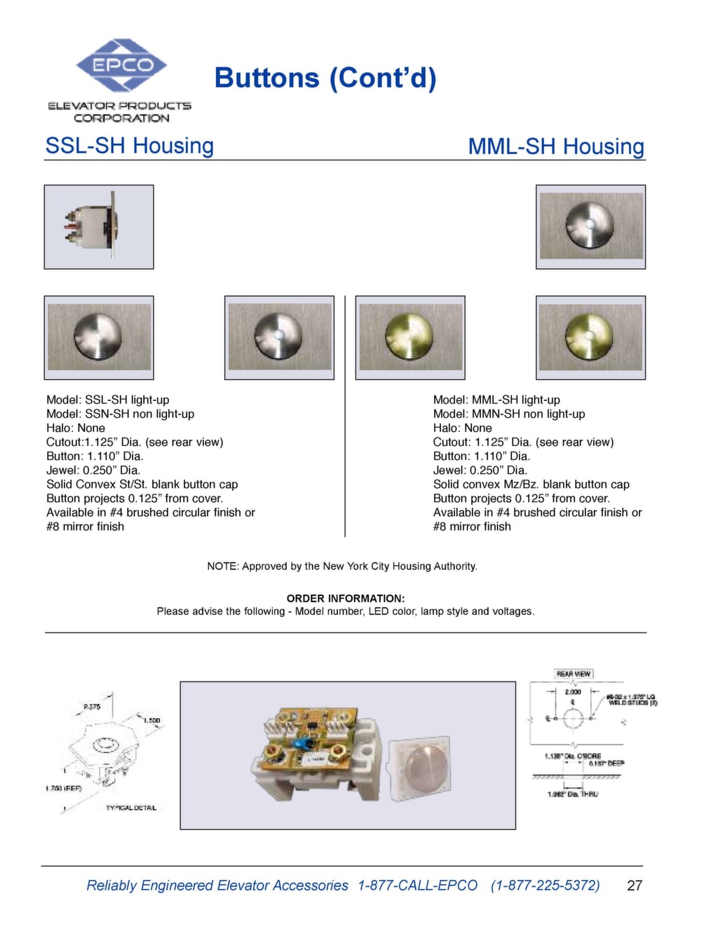 EPCO Elevator Parts Catalog - Elevator Products Corporation