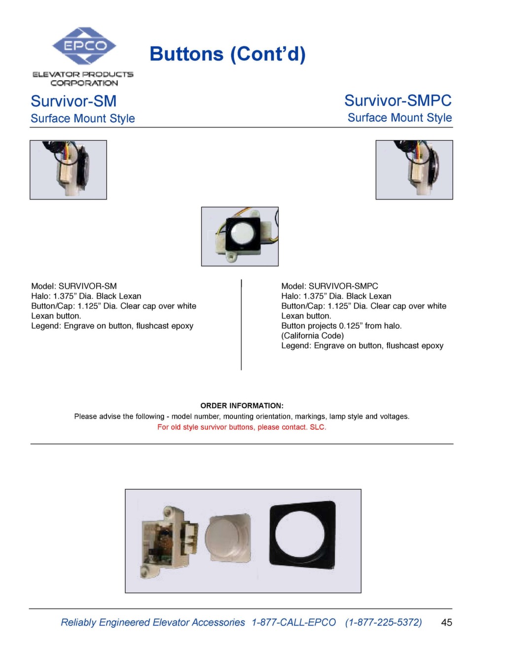 EPCO Elevator Parts Catalog - Elevator Products Corporation