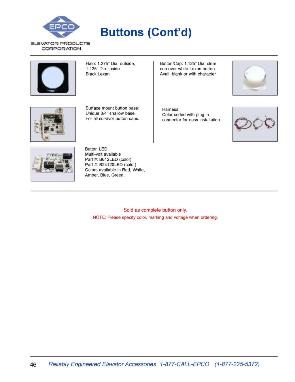 EPCO Elevator Parts Catalog - Elevator Products Corporation