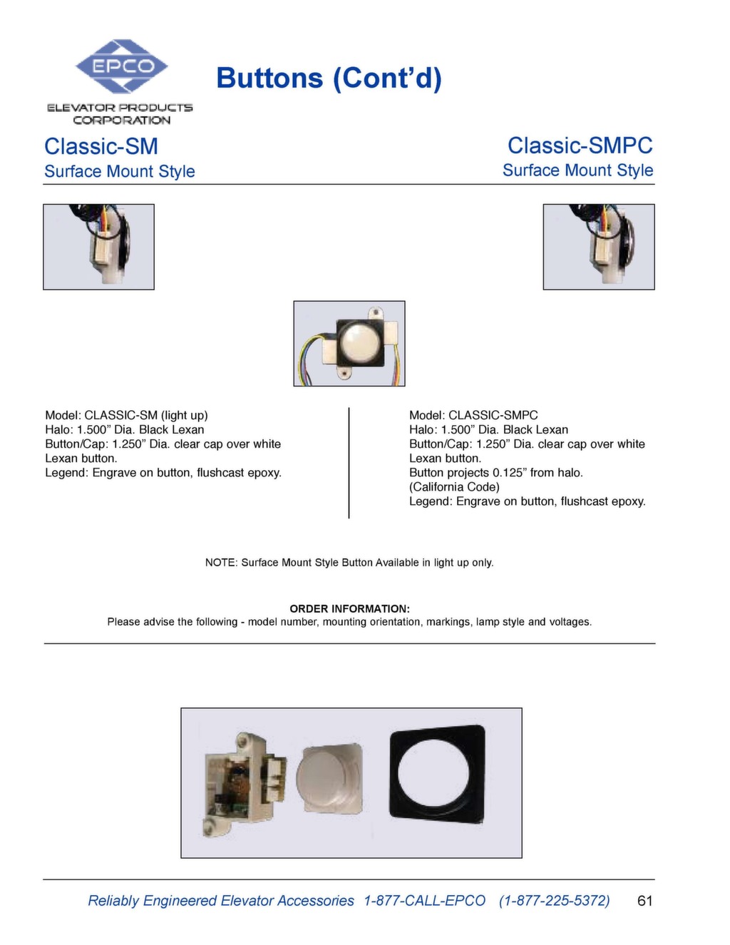 EPCO Elevator Parts Catalog - Elevator Products Corporation
