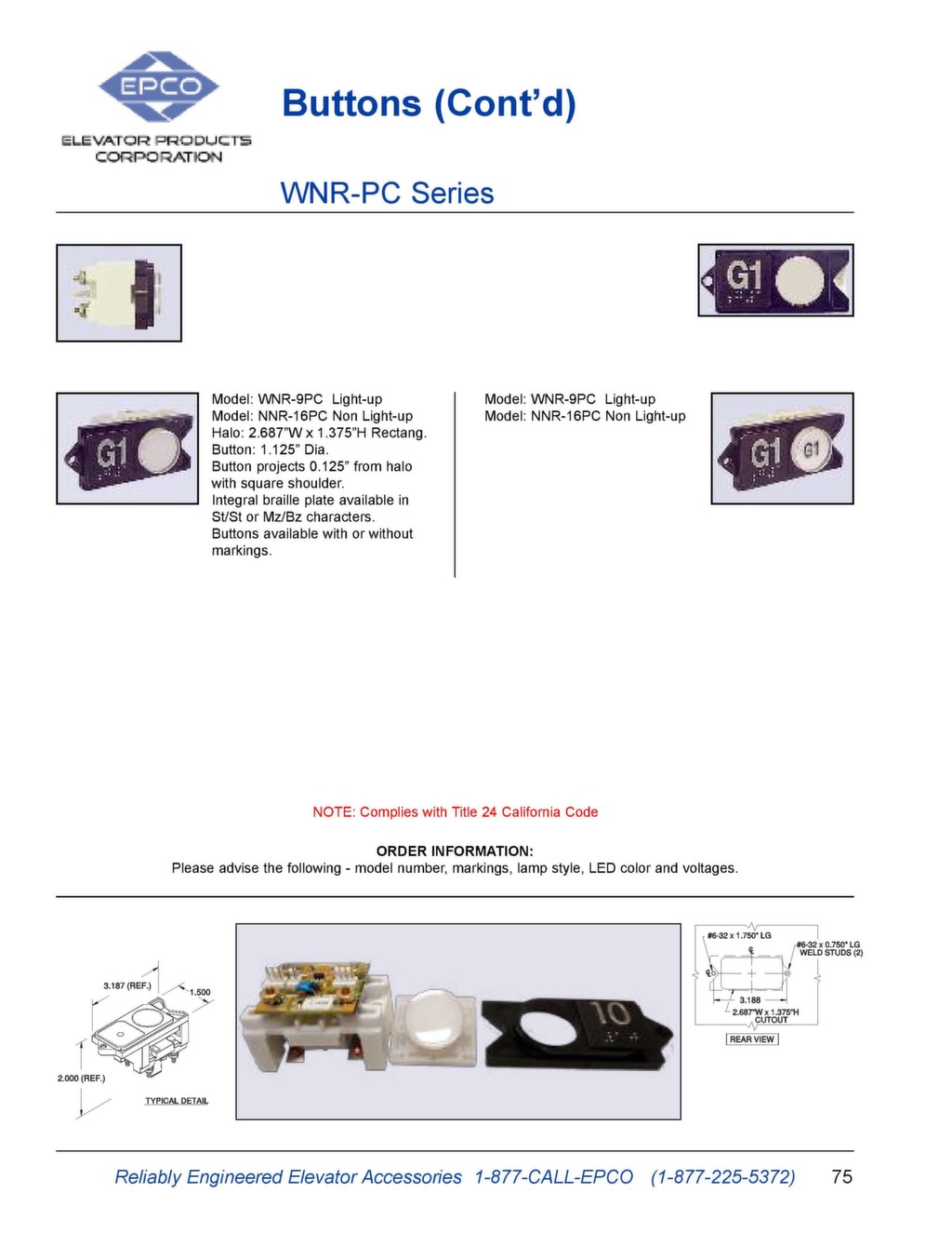 EPCO Elevator Parts Catalog - Elevator Products Corporation