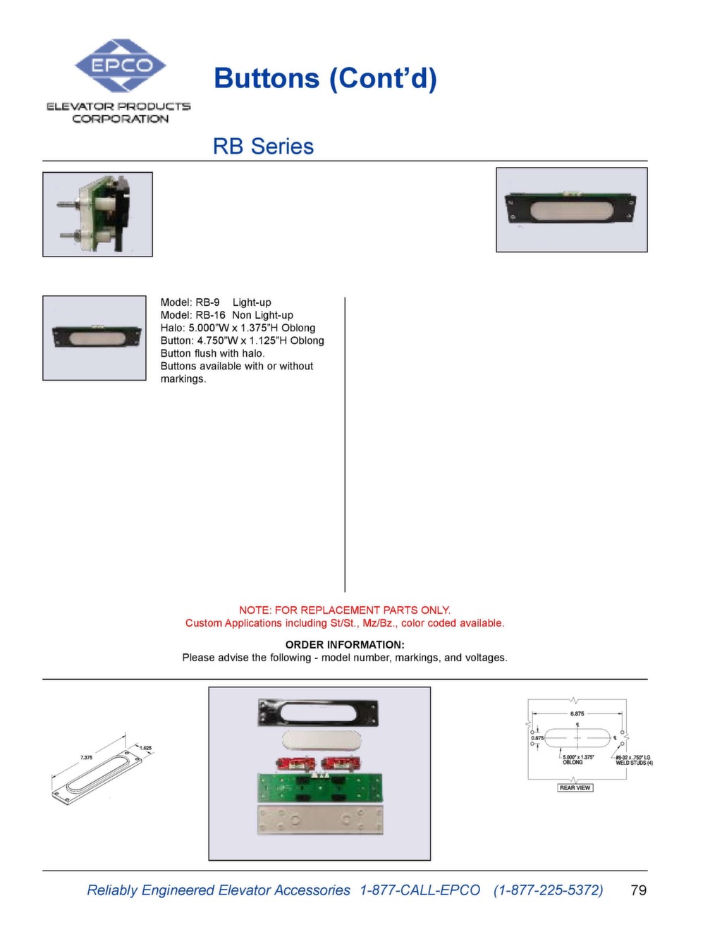 EPCO Elevator Parts Catalog - Elevator Products Corporation