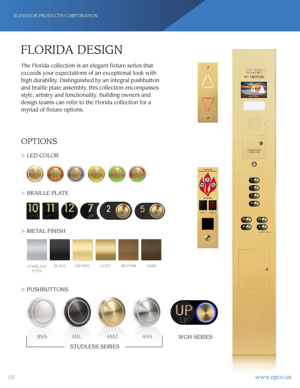 EPCO Elevator Product Brochure - Elevator Products Corporation
